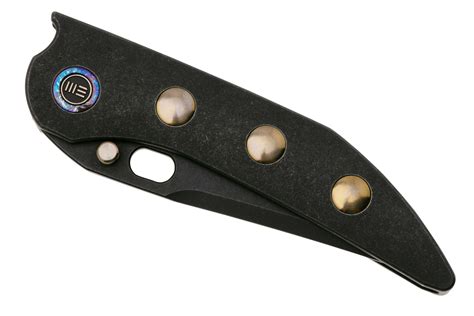 We Knife Attor We23037 1 Black Stonewashed Cpm 20cv Black Titanium