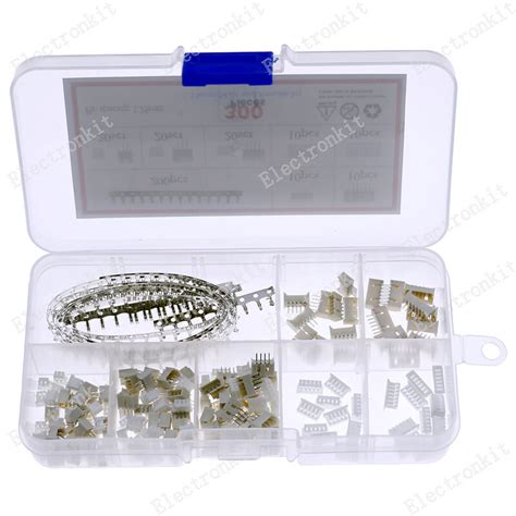 직선 핀 헤더 커넥터 와이어 커넥터 키트 박스 당 360 개 2 3 4 56 핀 125mm 피치 터미널 하우징 전자 액세서리 및 소모품