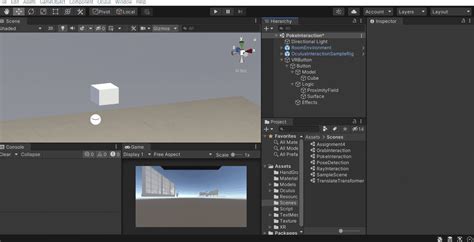Oculus Hand Interaction Basic Poke