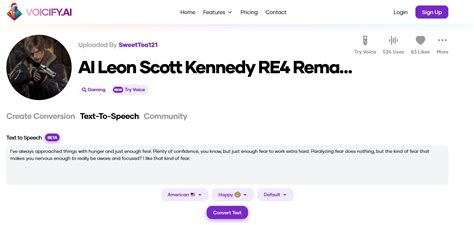 How to Generate Leon Kennedy AI Voice Online Free