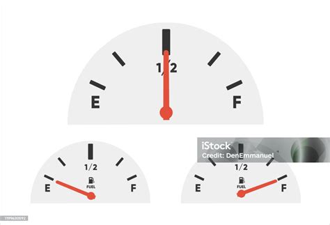 가스 탱크 게이지 연료 게이지 스케일 세트 연료 미터 연료 표시등 오일 레벨 탱크 바 미터 흰색에 수집 연료 게이지 미터 0명에 대한 스톡 벡터 아트 및 기타 이미지