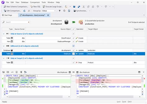Compare And Synchronize Scripts Folders In Sql Server
