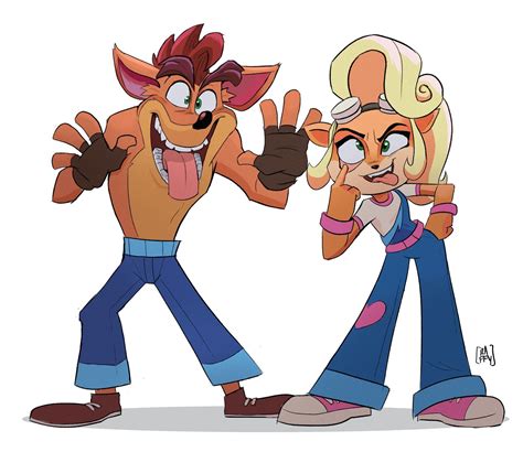 Crash And Coco Bandicoot Selfie Artofit
