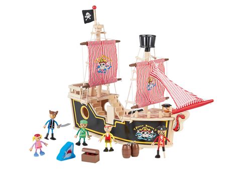 PLAYTIVE JUNIOR Wooden Doll House/Pirate Ship - Lidl — Ireland ...
