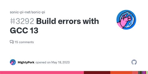 Build Errors With Gcc 13 · Issue 3292 · Sonic Pi Netsonic Pi · Github
