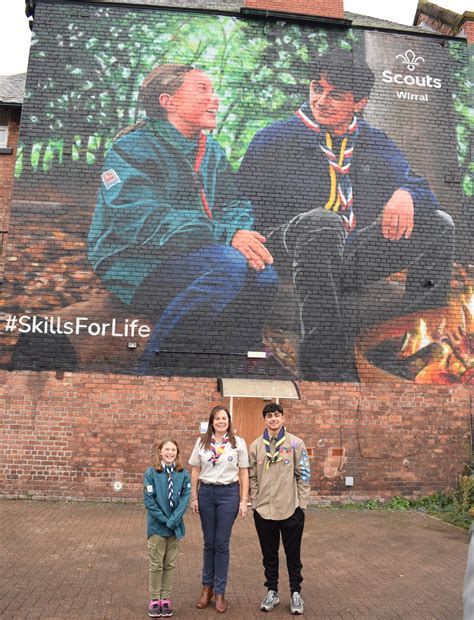The Big Picture A Scouts Mural Is Unveiled In The Wirral Blog Scouts