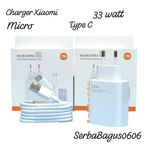 Jual Xiaomi Charger Xiaomi Fast Chargingnya Xiaomi Type C Charger Xiaomi Watt Original