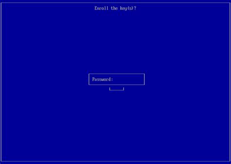 Machine Owner Key Enrollment Fedora Docs