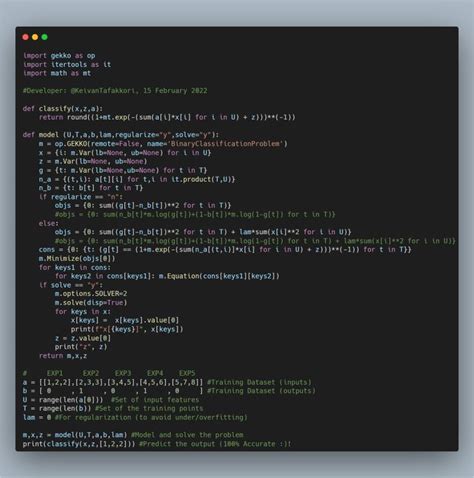 Keivan Tafakkori On Linkedin Optimization Operationsresearch Python