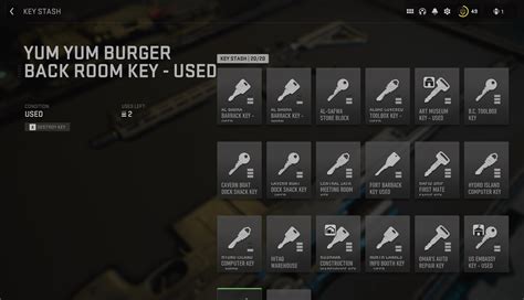 The Key Stash Doesnt Have A Scroll Option When Full Rcodwarzone