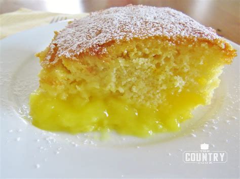Warm Lemon Pudding Cake Lemon Lava Cake The Country Cook