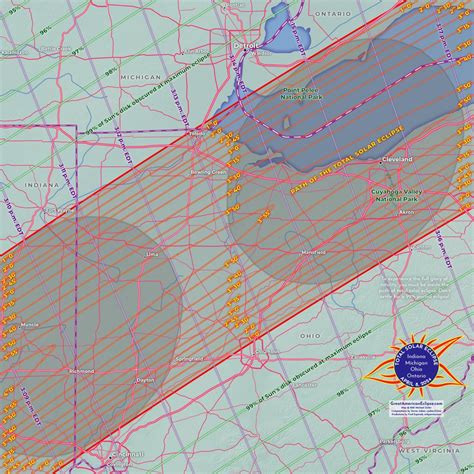 Total Solar Eclipse Maps Of The Path Of Totality Space