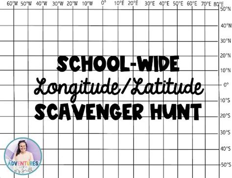 Longitude And Latitude School Wide Scavenger Hunt