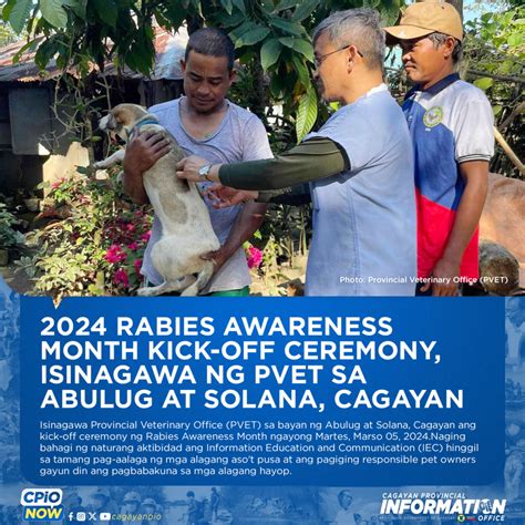 2024 Rabies Awareness Month Kick Off Ceremony Isinagawa Ng Pvet Sa