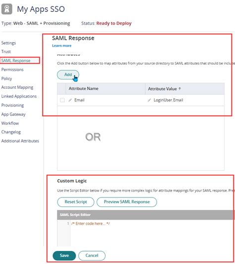 Adding And Configuring A Custom Saml Application Practice Protect Support