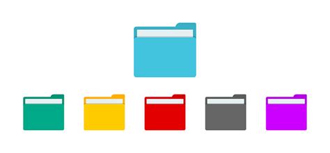 컴퓨터 바탕 화면에 대한 파일이있는 폴더입니다 폴더에 있는 문서 또는 데이터의 아이콘입니다 문서를 열거나 닫았습니다 아카이브 포트폴리오 및 작업 구성을위한 다채로운 폴더 웹