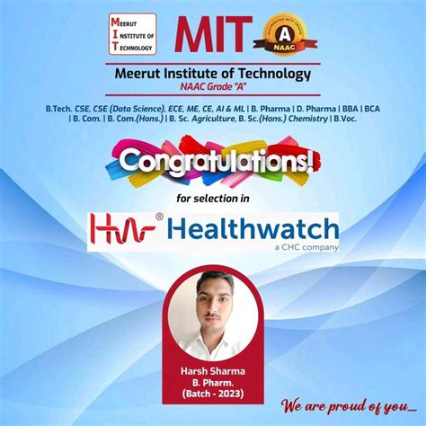 Meerut Institute Of Technology Meerut On Linkedin Placement2024