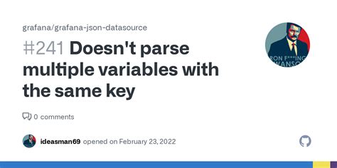 Doesnt Parse Multiple Variables With The Same Key · Issue 241