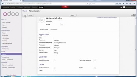 Show Update Module List Odoo 8 Youtube