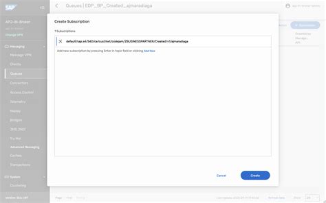 queues and subscriptions in sap integration suite advanced event mesh sap tutorials