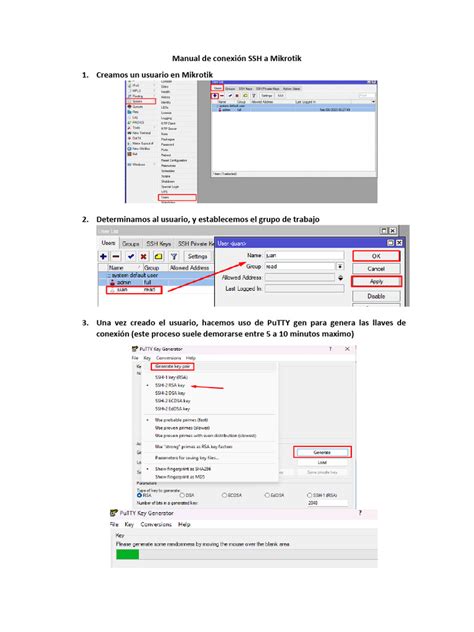Manual De Conexión Ssh A Mikrotik Pdf