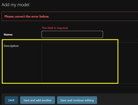 Making A Django Admin Field Non Required Without Custom Form Creation