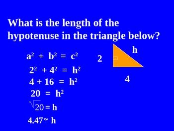 Pythagorean Theorem Lesson On Powerpoint By Gina Antidormi TPT