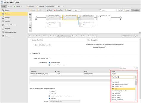DB table for status codes / text? | Automic Workload Automation