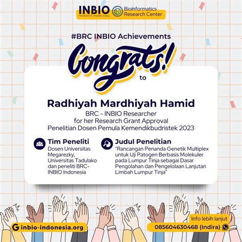 Bioinformatics Research Center Institute Of Bioinformatics Indonesia Brc Inbio On Linkedin