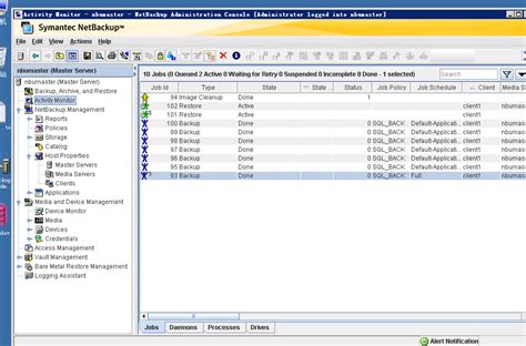 veritas netbackup sqlserver 本机异机备份恢复 51cto博客 sqlserver备份失败