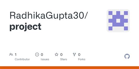 GitHub RadhikaGupta Project