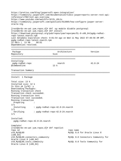 Jasperreports Installation Pdf Postgre Sql Software Repository