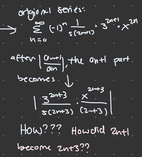 Solved Why Does 2n 1 After Taking The Absolute Value And