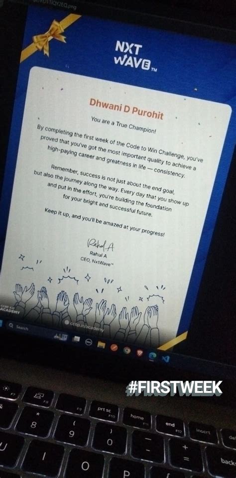 Dhwani Purohit On Linkedin Nxtwaveacademy Challenge Nxtwaveccbp Codetosuccess
