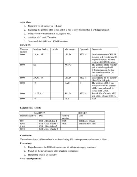 Microprocessor Laboratory Experiments Manual Pdf
