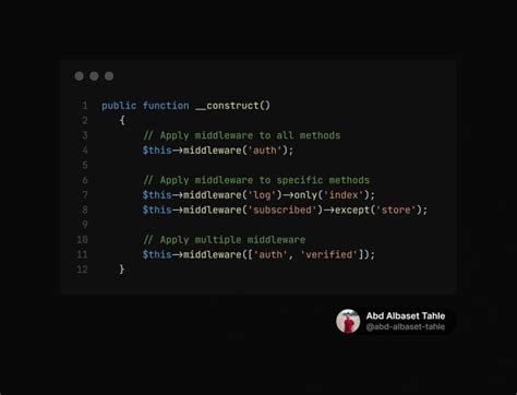 ‏laravel Php Webdevelopment Bestpractices Middleware‏ ‏abd