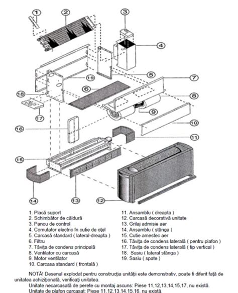 Ventiloconvector Tavan Carcasat Ce Fc14 Calor