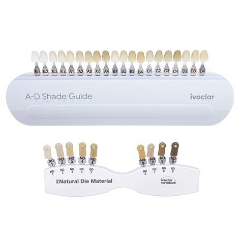 Ivoclar Vivadent Dental Shade Guide A D 20 Ips And Natural Die Nd1 9