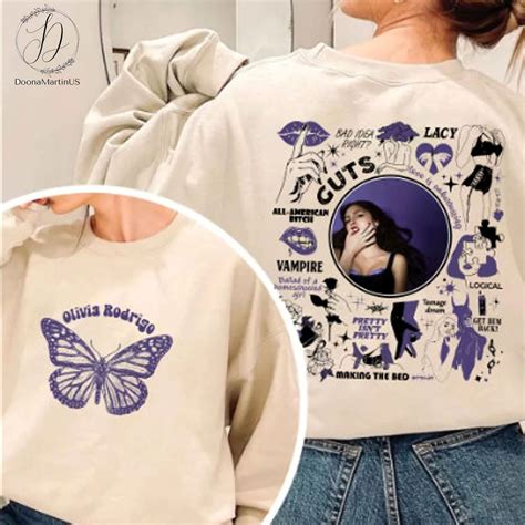Olivia Rodrigo Guts Tour 2024 Shirt The Guts World Tour 2024 Sweatshirt