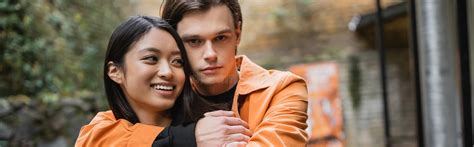 Man Looking At Camera While Hugging Stock Photo Image Of Smiling Cheerful 264082696