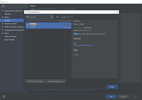 Clear Cache IntelliJ IDEs Plugin Marketplace