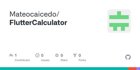 GitHub Mateocaicedo FlutterCalculator
