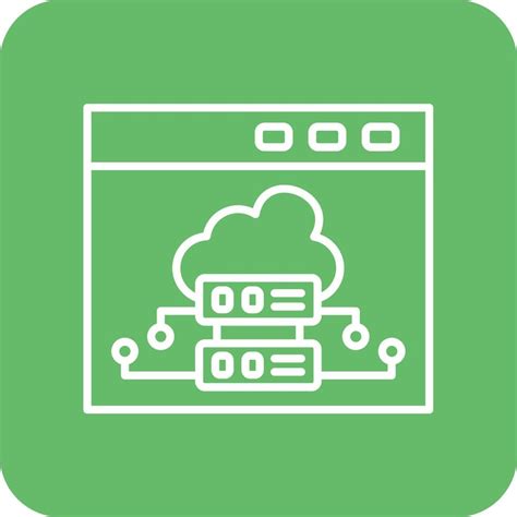 Server Line Round Corner Background Icons 14641448 Vector Art At Vecteezy