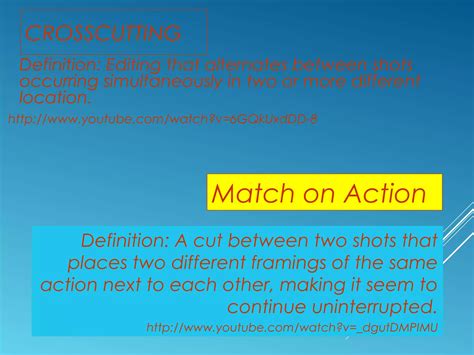 Continuity Editing Ppt