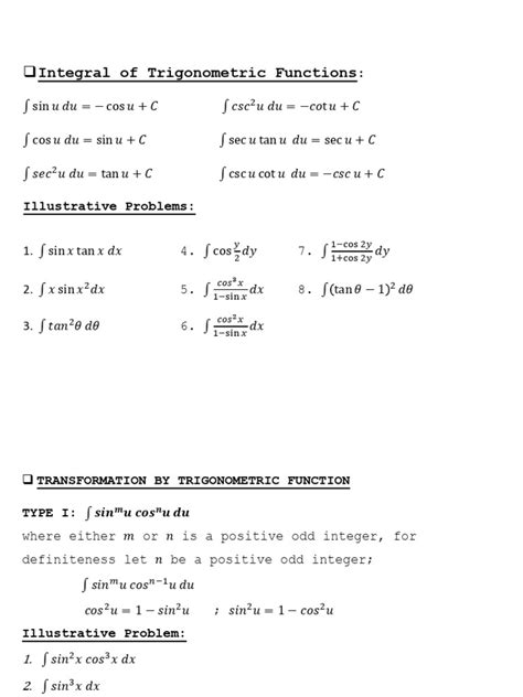 Math 103 Module 3 Trigonometric Transformation Of Trigonometric