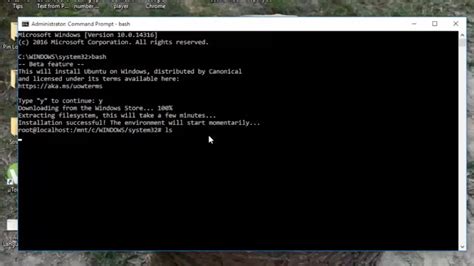 How To Enable Install Bash On Windows 10