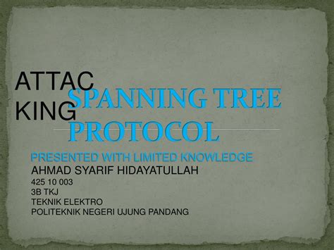 PPT SPANNING TREE PROTOCOL PowerPoint Presentation Free Download ID 1573491