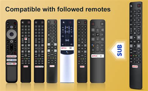 For Tcl Remote Control Replacement Universal Smart Tv Remote For Tcl