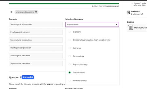 O Of 45 Questions Remaining Ξ You Cant Make After