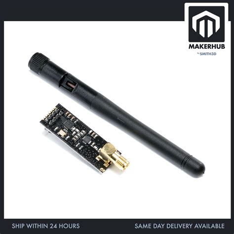 High Performance Nrf24l01 Rf Wireless Transceiver Module Antenna 24ghz 1100m Makerhub